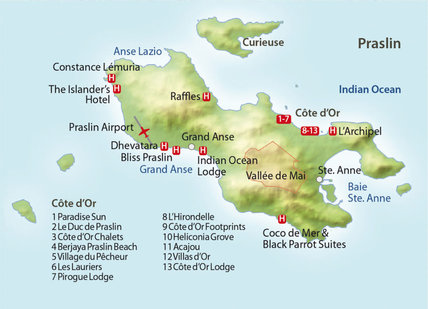 Ferien auf Praslin auf den Seychellen - vom Spezialisten | Let’s go Tours